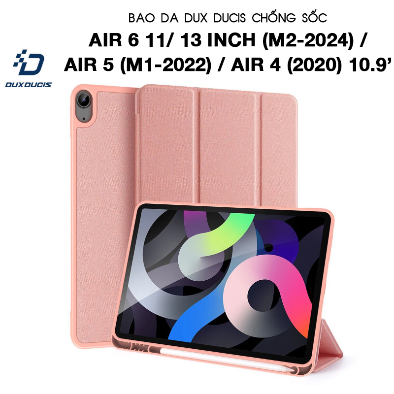 [Hỏa Tốc HCM] Bao da DUX DUCIS iPad Air 6 11/ 13 inch (M2-2024)/ Air 5 ...