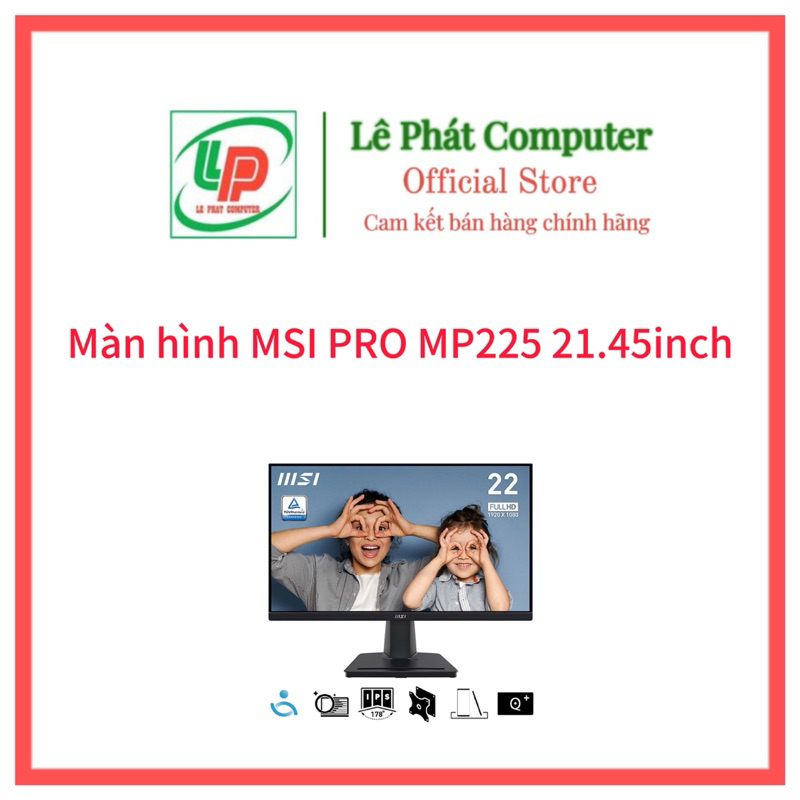 Màn Hình MSI PRO MP225 (21.5inch/ FHD/ IPS/ 100Hz/ 4ms) - Hàng chính ...