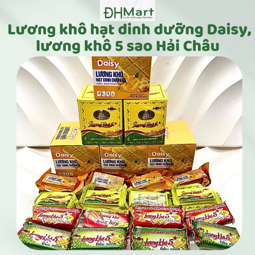 Lương Khô Hạt Dinh Dưỡng Daisy, lương khô 5 sao Hải Châu | Shopee Việt Nam