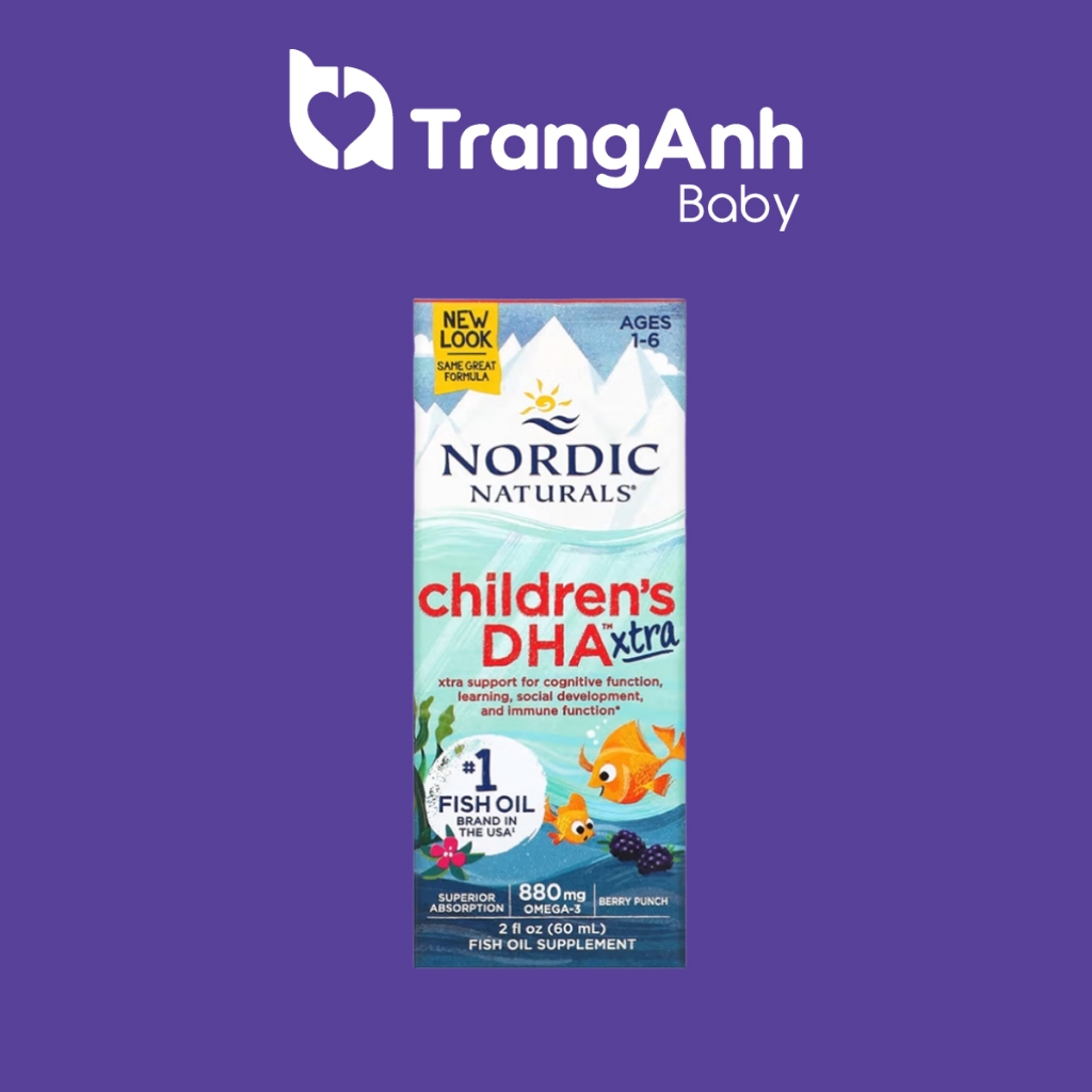 Siro bổ sung DHA Xtra Nordic Natural's 880mg | Shopee Việt Nam