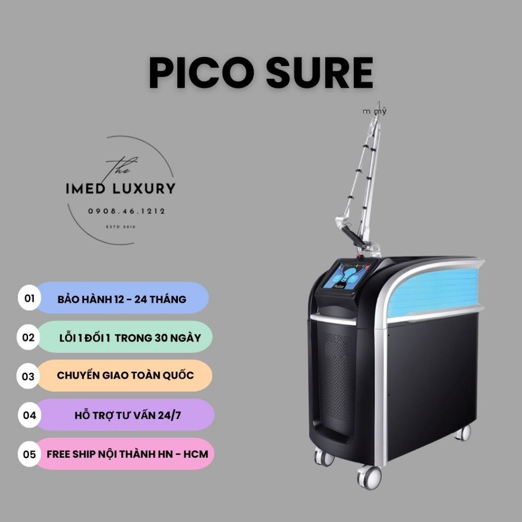 Máy Laser Trục Khuỷu Picosure | Laser Xóa Xăm Nám, Tàn Nhàng Pico sure Dùng Trong Spa | Shopee ...