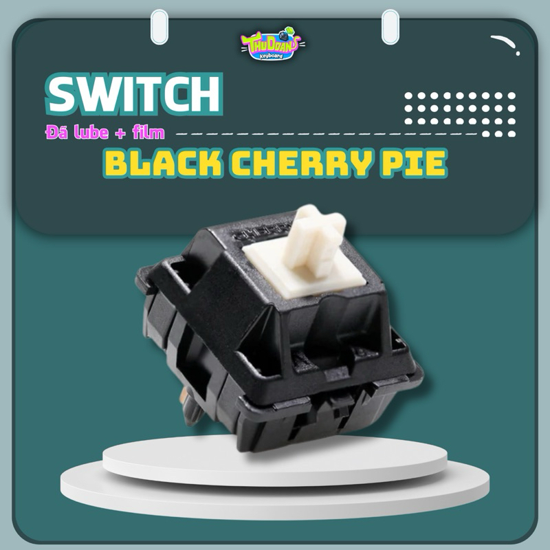 COMBO 10 SWITCH Black Cherry Pie BCP | Đã Film + Lube | Bản BCP Cao Cấp ...