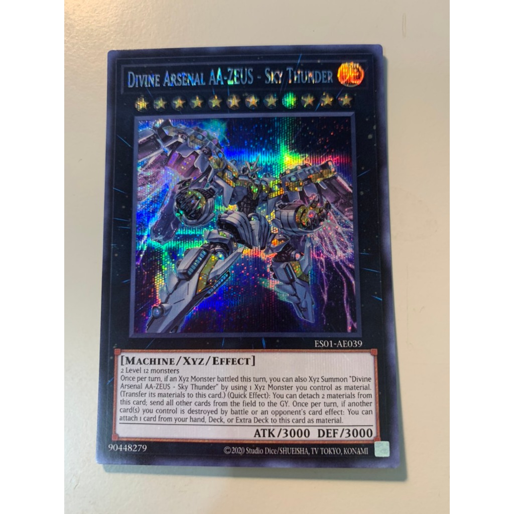 Thẻ Bài Yugioh Divine Arsenal Aa Zeus Sky Thunder Shopee Việt Nam