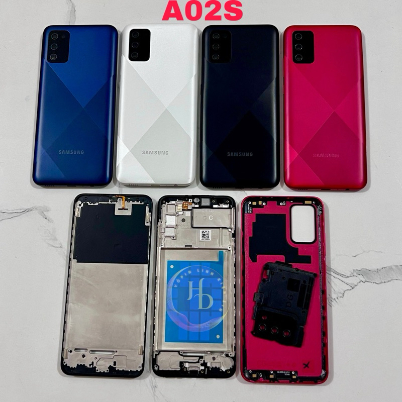 Bộ vỏ samsung A02S zin (kèm kính camera, khay sim, nút nhựa) | Shopee ...