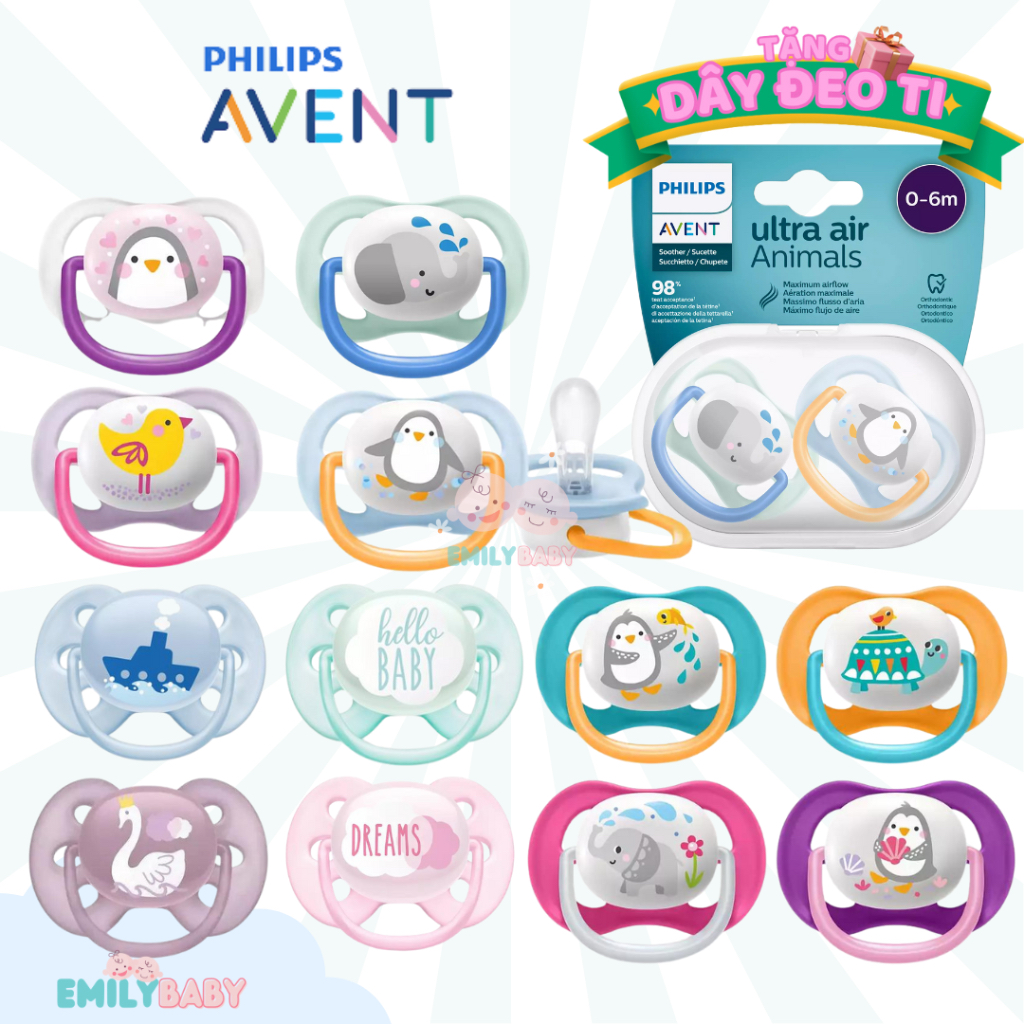 Ty giả Avent Ultra Air/Ultra Soft cho bé từ 0-18m | Shopee Việt Nam