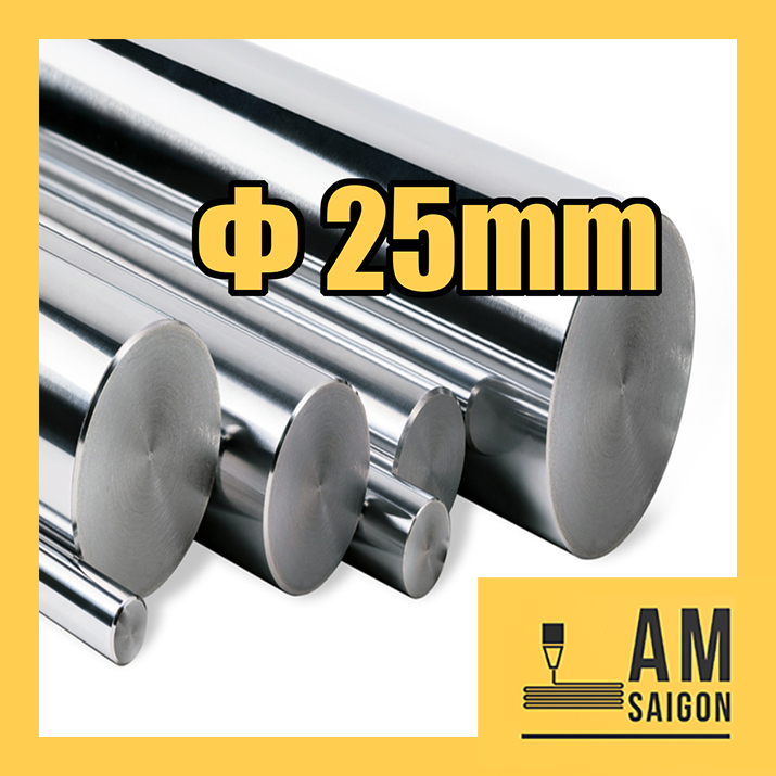 [ PHI 25 ] - THANH TRƯỢT TRÒN MẠ CROM PHI 25 - TY TRƯỢT TRÒN PHI 25 ...