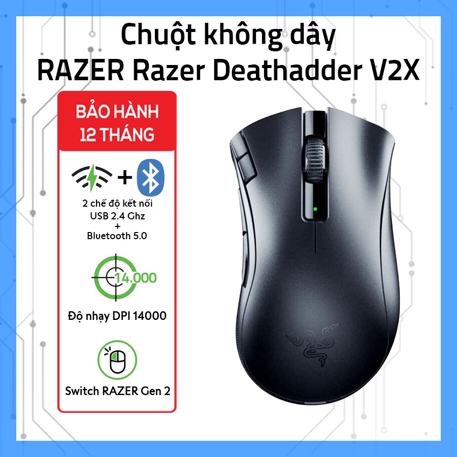 Chuột không dây Razer Deathadder V2X | Shopee Việt Nam