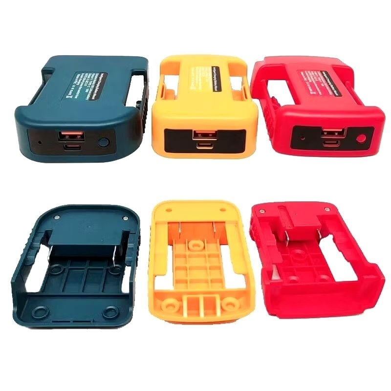 ĐẾ CHUYỂN NGUỒN SẠC TYPE C 18W USB 5V 3A CHÂN PIN MAKITA/DEWALT ...