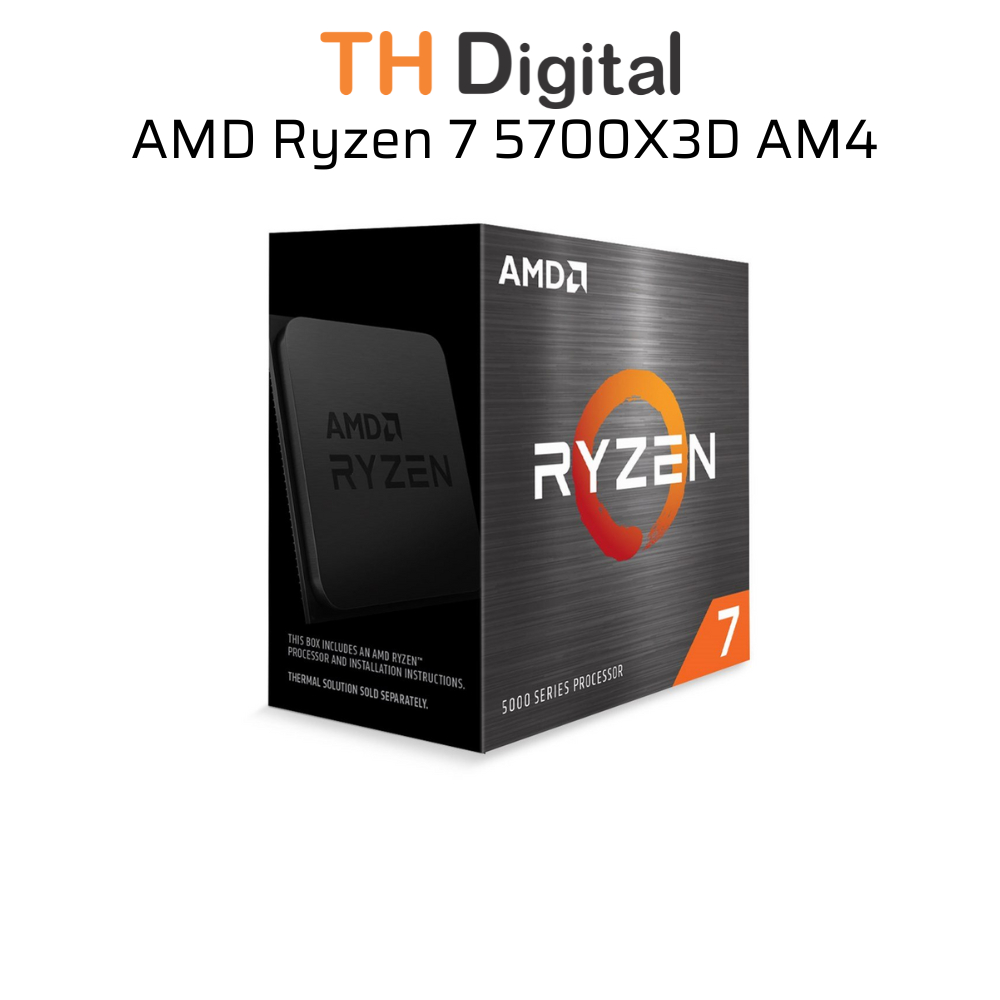 Bộ vi xử lý AMD Ryzen 7 5700X3D / 3.0 GHz Boost 4.1 GHz/8 Core 16 ...