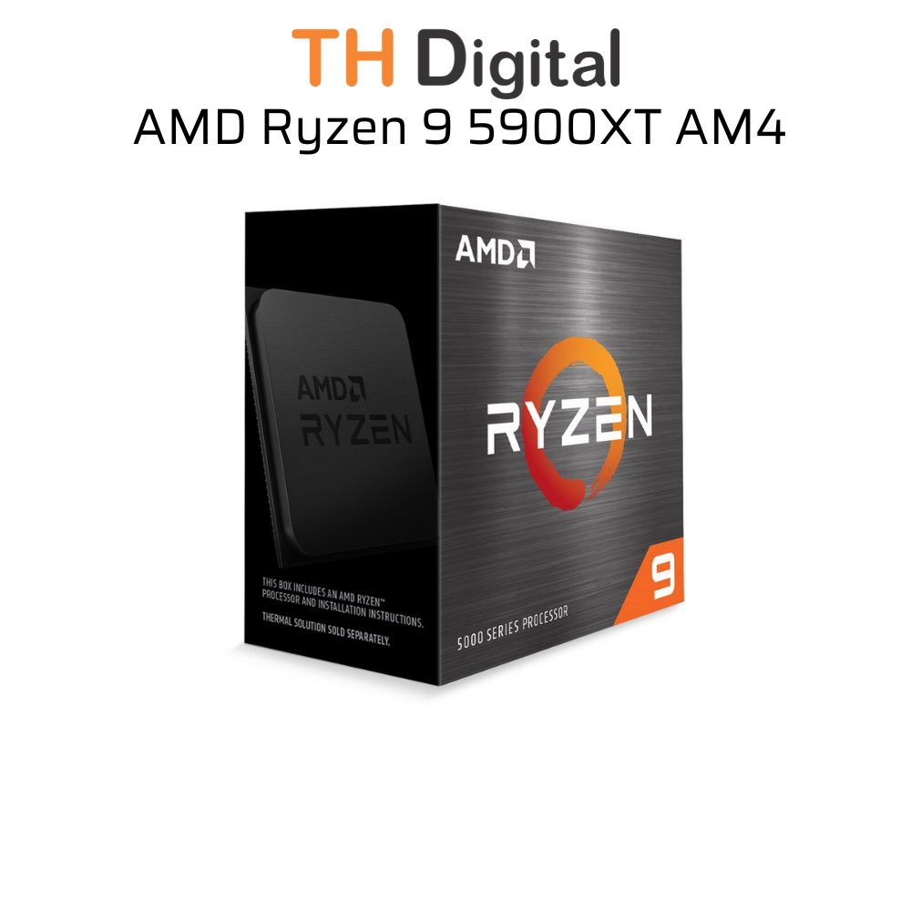 Bộ vi xử lý AMD Ryzen 9 5900XT /3.3 GHz Boost 4.8 GHz/ 16 Core 32 Thread / 72MB /AM4-Hàng chính ...