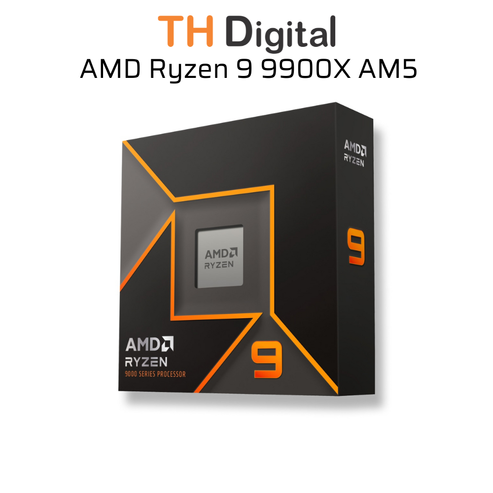 Bộ vi xử lý AMD Ryzen 9 9900X / 4.4GHz Boost 5.6GHz / 12 Core 24 Thread / 76MB / AM5-Hàng chính ...