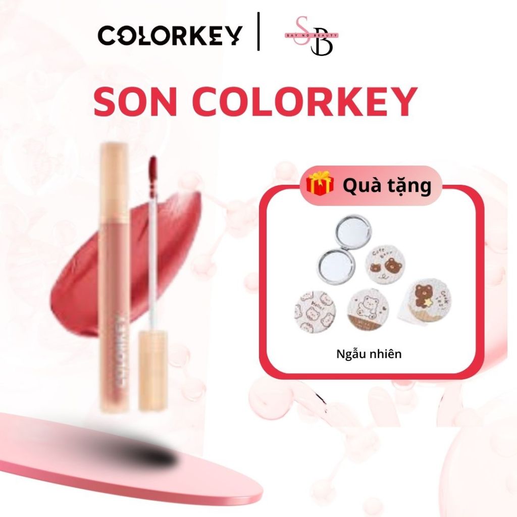 Son COLORKEY Watery Matte Lip Tint, Chút hơi nước ẩm, Bền lâu trôi ...