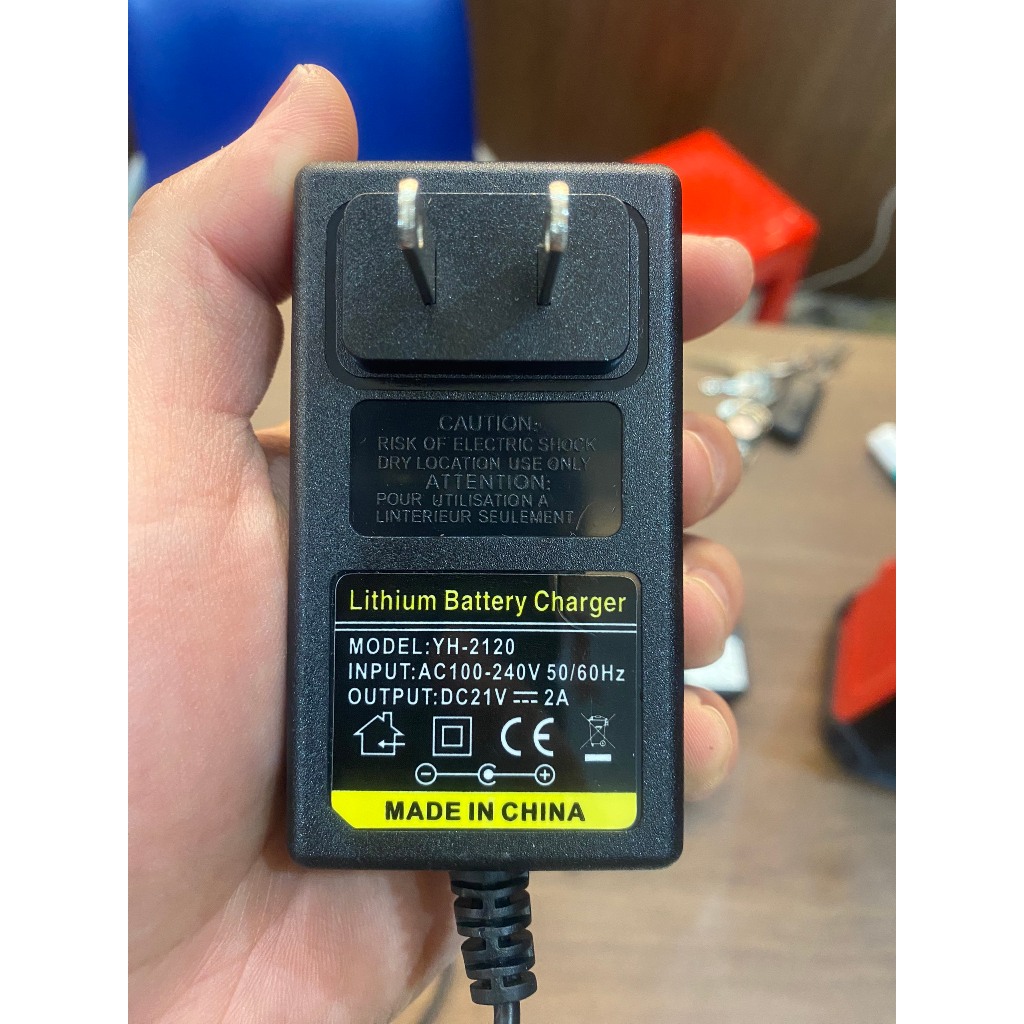 Sạc Adapter 21v cho máy cầm tay công cụ , nguồn ra 21V 0.8A | Shopee ...