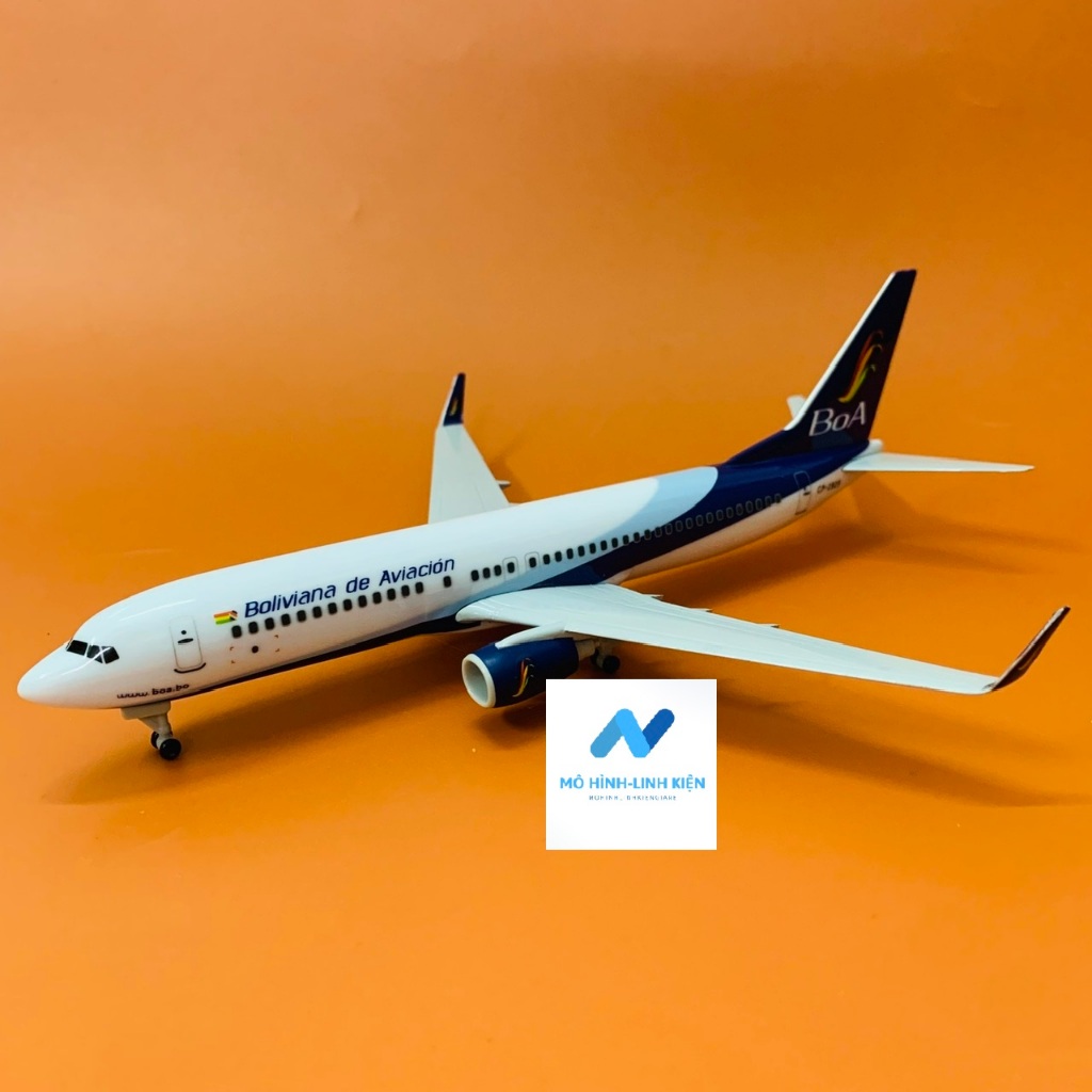 Mô Hình Máy Bay Boeing B737-800 Hãng Hàng Không "Boliviana de Aviacion ...