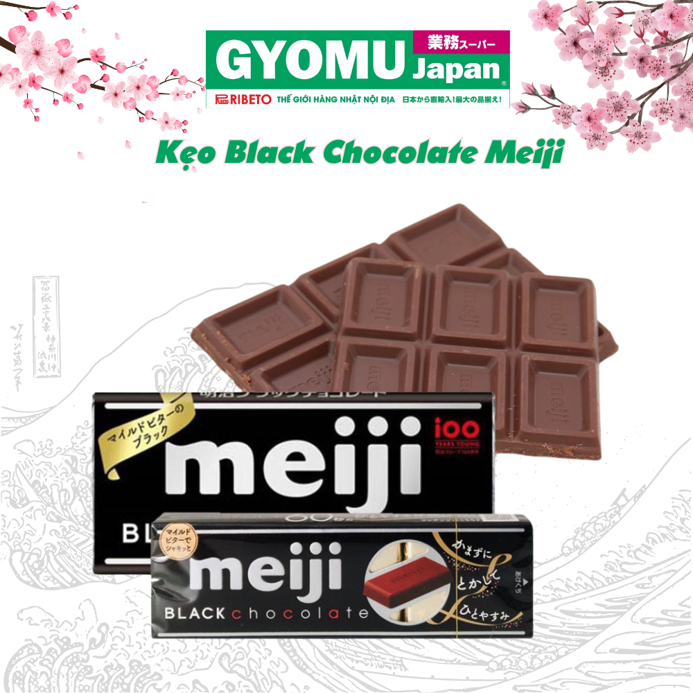 Kẹo Black Chocolate Meiji - Hàng nội địa Nhật - Gyomu Japan | Shopee ...
