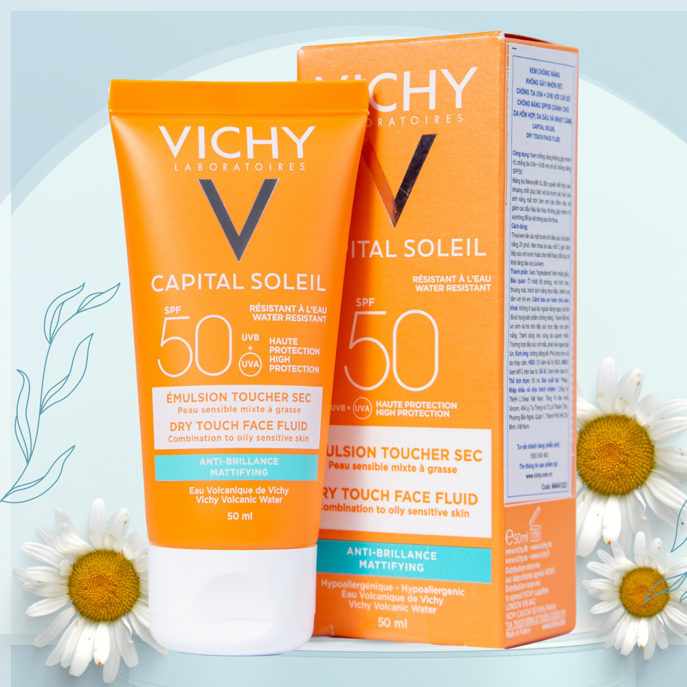 Kem chống nắng Vichy Capital Soleil SPF 50 UVA+UVB 50ml | Shopee Việt Nam