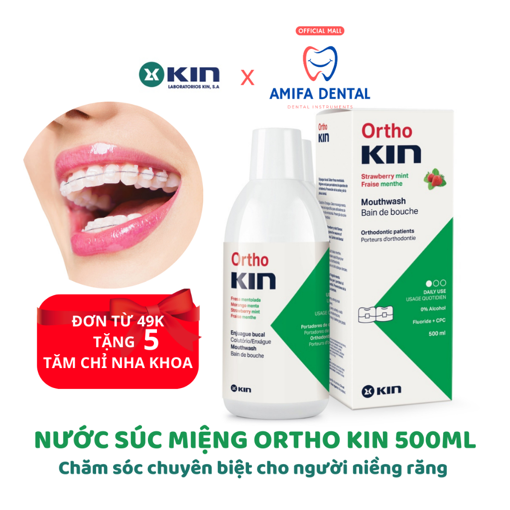 [HOẢ TỐC] Nước Súc Miệng Chỉnh Nha OrthoKin, Nước Súc Miệng Răng Niềng ...