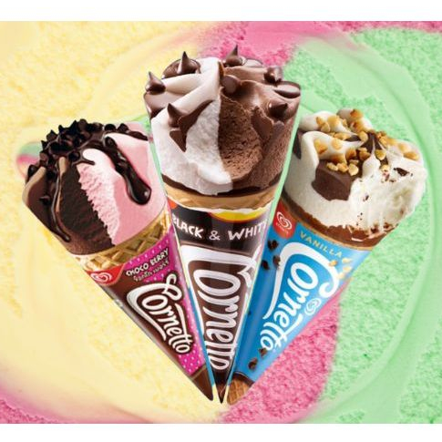 [SHIP HỎA TỐC] Kem ốc quế Wall's Cornetto cây 66g các vị | Shopee Việt Nam