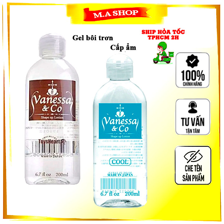 Gel bôi trơn massage Vanessa & Co Nhật Bản gốc nước an toàn dễ vệ sinh ...