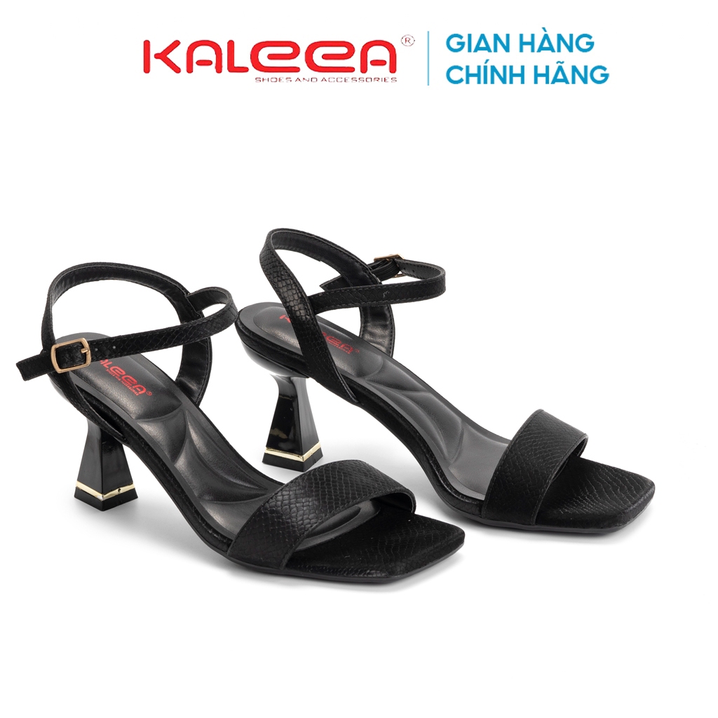 Kaleea EUNN37- Giày cao gót nữ thiết kế quai ngang da lì đế cao 7p ...