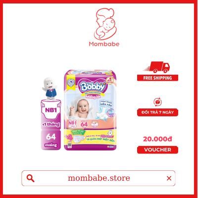 Tã dán sơ sinh Bobby Nhật Bản cho bé dưới 5kg-mombabe | Shopee Việt Nam