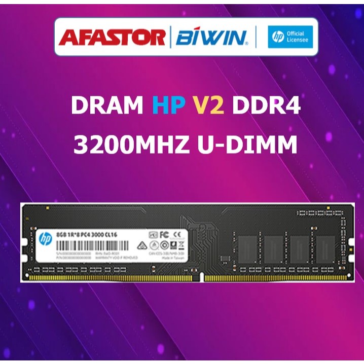 DRAM HP V2 DDR4 3200MHz U-DIMM (8GB/ 16GB) | 18X15AA/ 18X16AA | Shopee Việt Nam