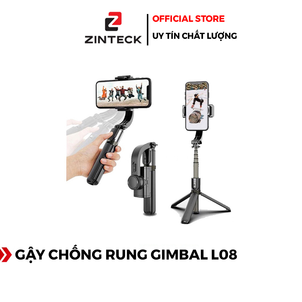 Gậy Gimbal Chống Rung Stabilizer L08 - Tặng Kèm Remote - Có Chân Đỡ - Chính Hãng HD DESIGN ...