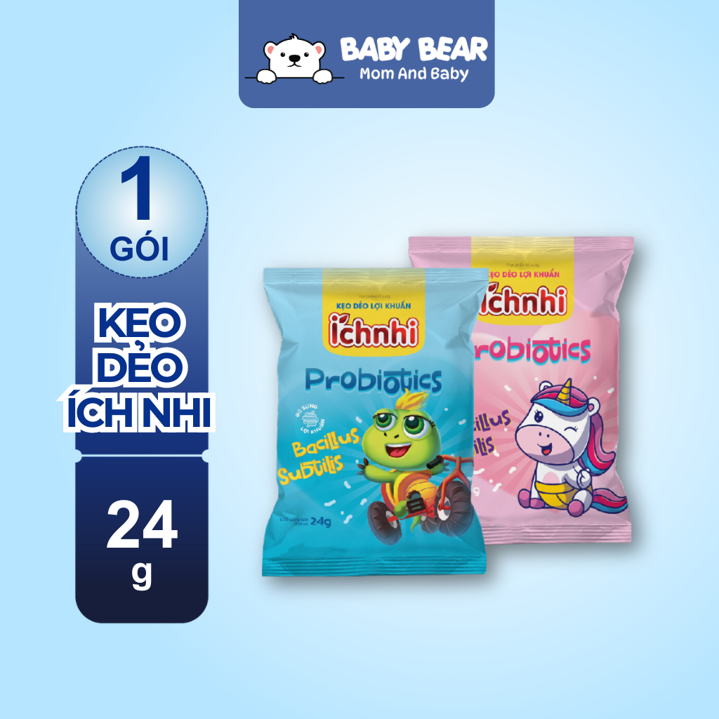 Kẹo Dẻo Ích Nhi Bổ Sung Canxi D, Vitamin C, Tăng Đề Kháng, Lợi Khuẩn ...