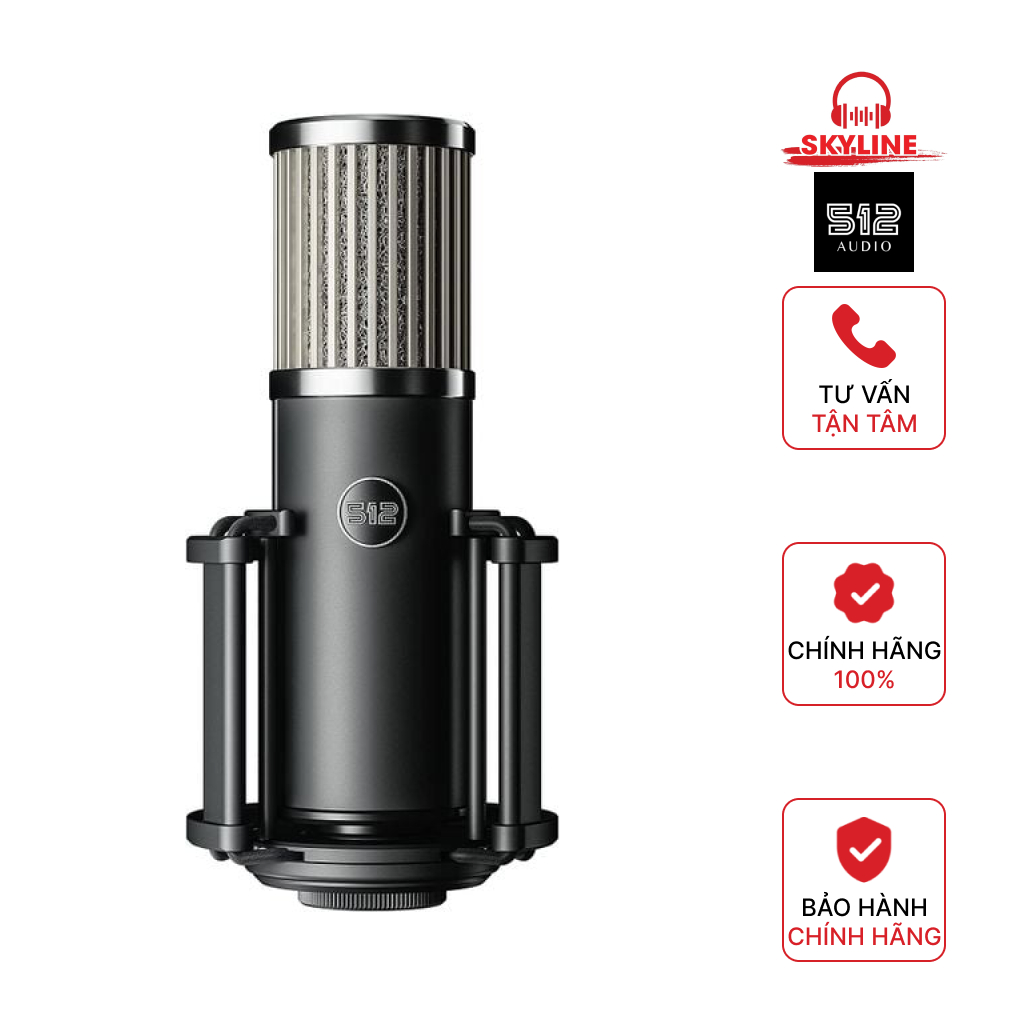 [CHÍNH HÃNG] Micro thu âm có dây 512 Audio XLR - Micro condenser XLR ...