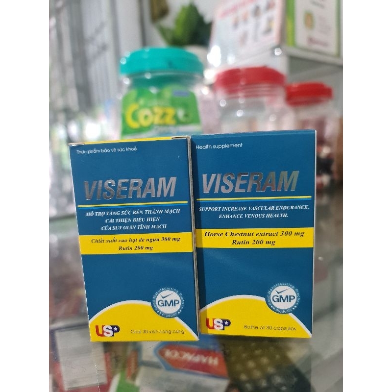 Viên Uống Hỗ Trợ Suy Tĩnh Mạch Chân VISERAM H30v | Shopee Việt Nam