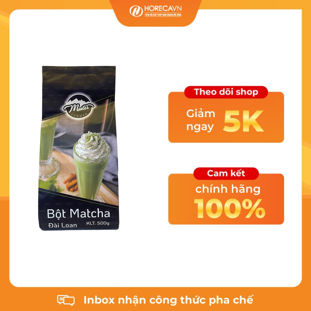 Bột Matcha Đài Loan Master 500gr Cao Cấp - Màu Đẹp, Hương Thơm Trà Xanh ...