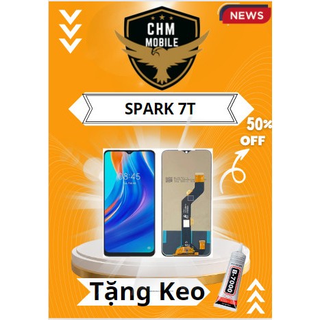 Màn Hình Nguyên Bộ Tecno Spark 7T / Spark 7 - Loại Tốt Nhất, Màu Đen | Shopee Việt Nam