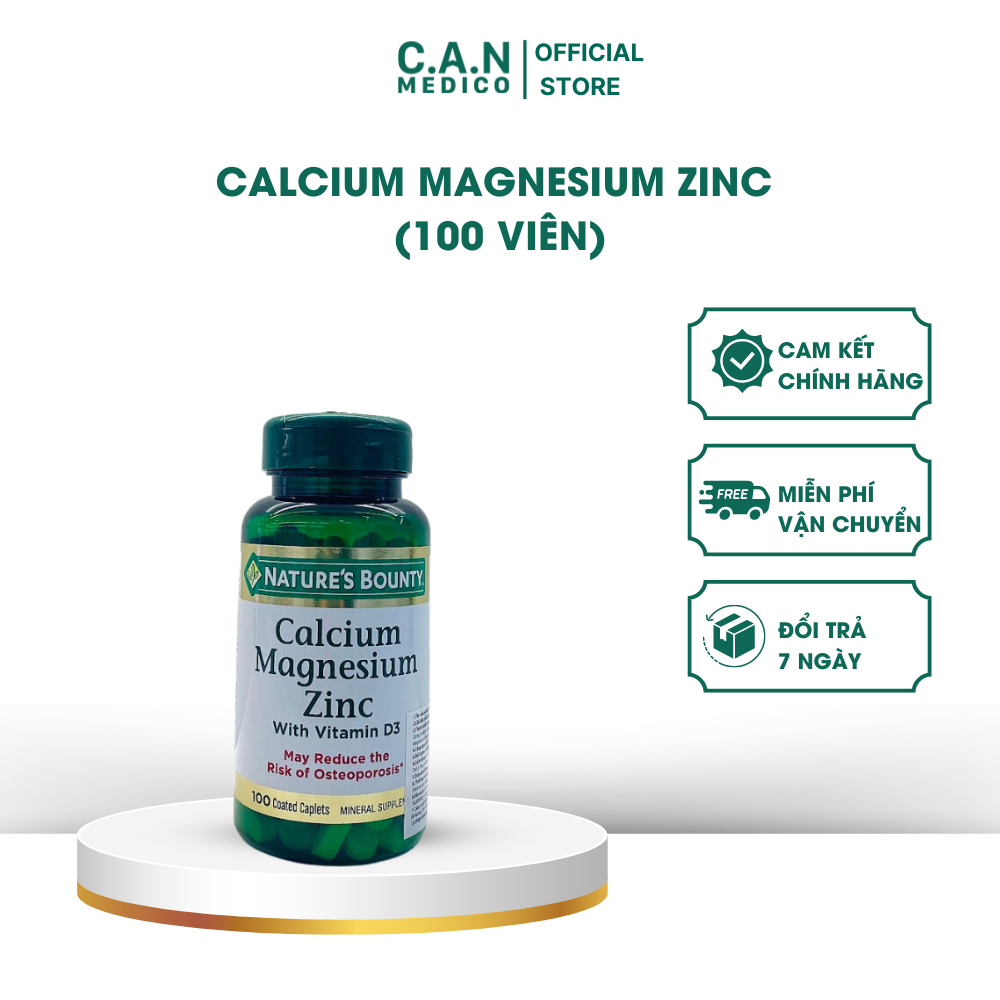 Nature's Bounty Viên Uống nâng cấp Canxi - Magie - Kẽm Calcium ...