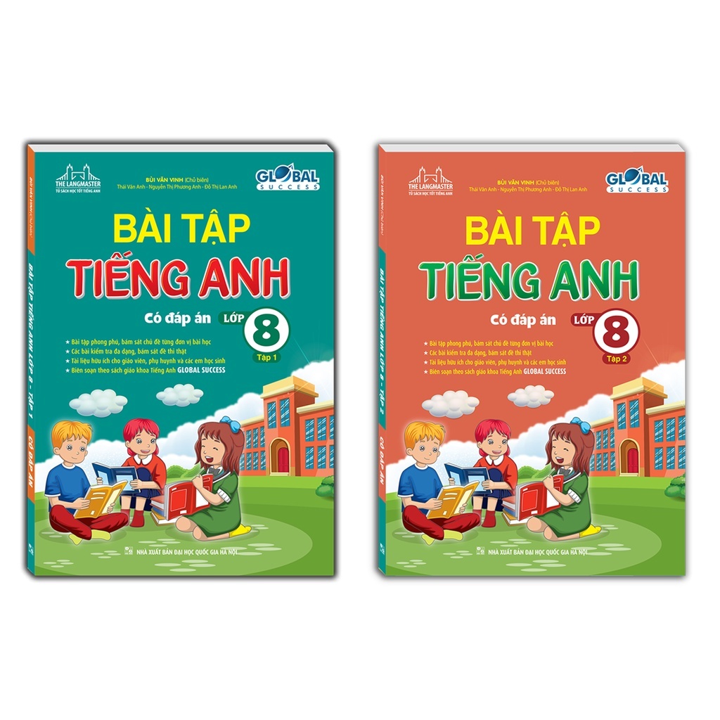 Sách - Combo 2c - GLOBAL SUCCESS - BÀI TẬP TIẾNG ANH LỚP 8 | Shopee ...