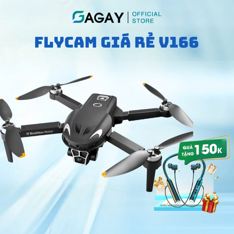 FLycam mini V166 Máy bay điều khiển từ xa động cơ không chổi than Xoay ...