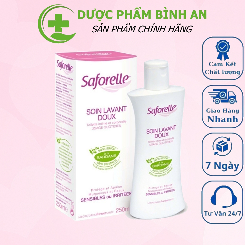 Dung dịch vệ sinh phụ nữ Saforelle Gentle Cleansing Care cao cấp làm ...