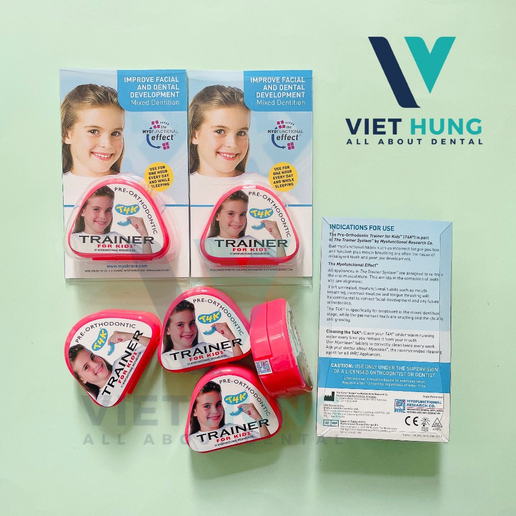 HÀM CHỈNH NHA Trainer T4K (Úc)/ 2 màu ( Hồng, Xanh) | Shopee Việt Nam
