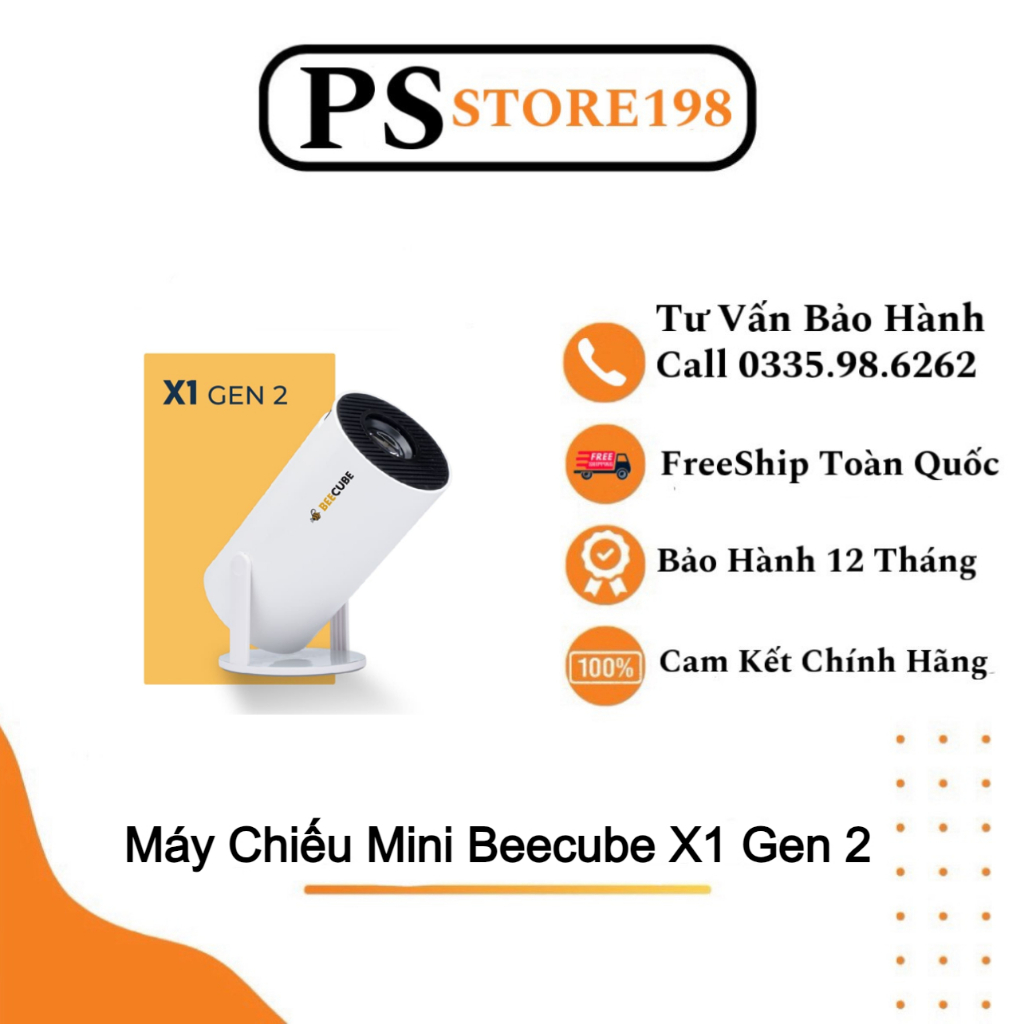 Máy chiếu phim Beecube x1 gen2 HD 720P - Chính Hãng | Shopee Việt Nam