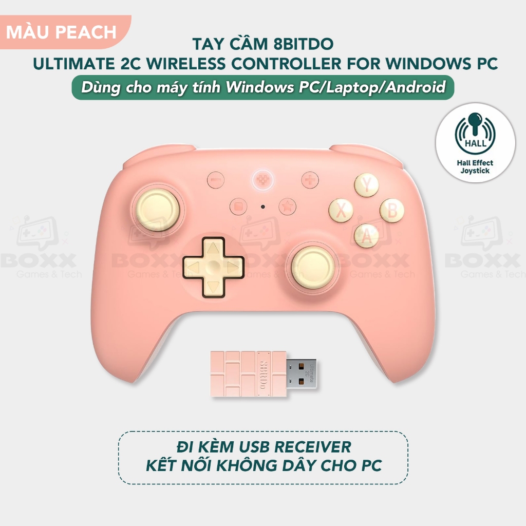 Tay cầm 8Bitdo Ultimate 2C Wireless Controller for Windows kèm USB ...
