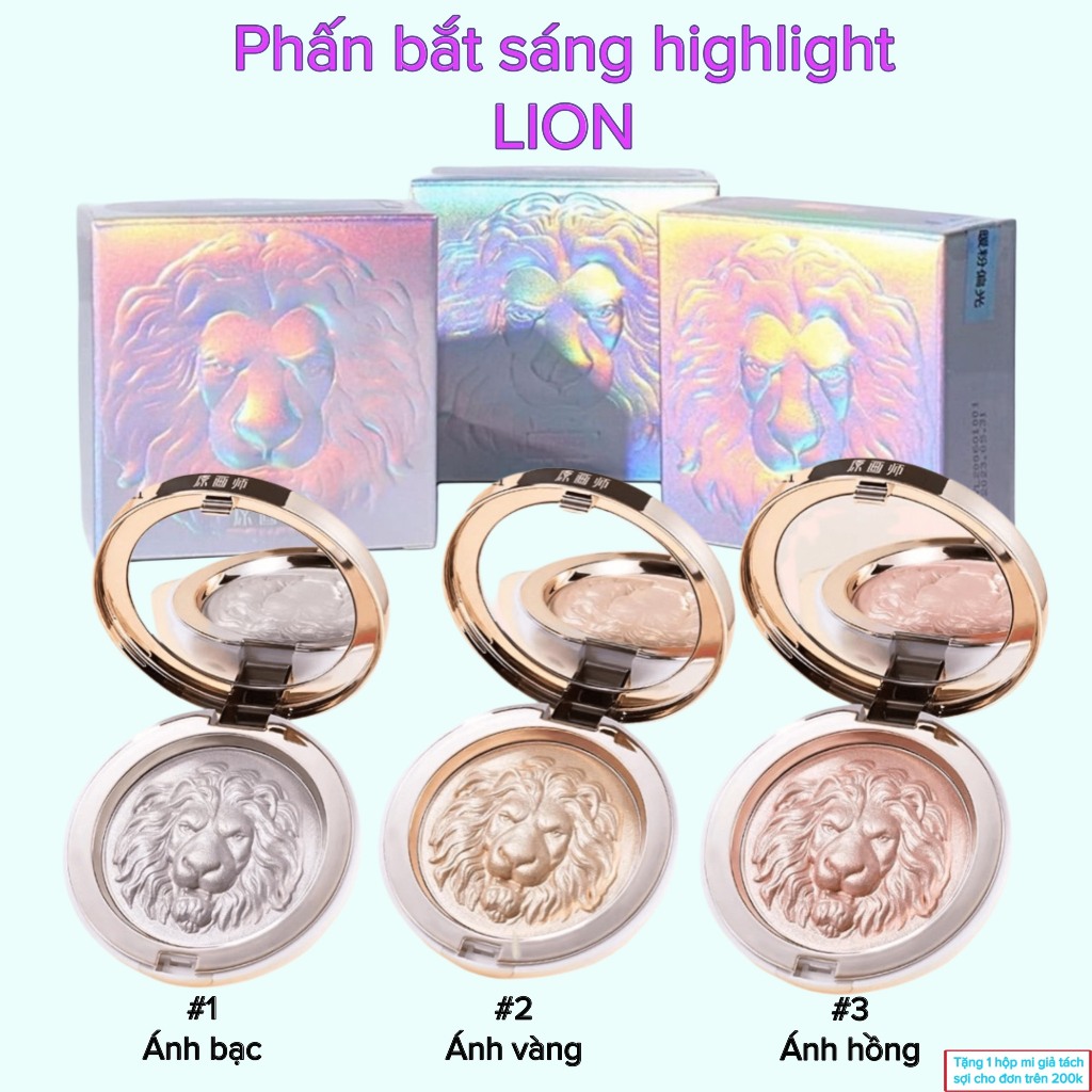 Phấn Bắt Sáng Highlight LION Gloss Powder Mềm Mịn, Sáng Nổi Bật 11.5g ...