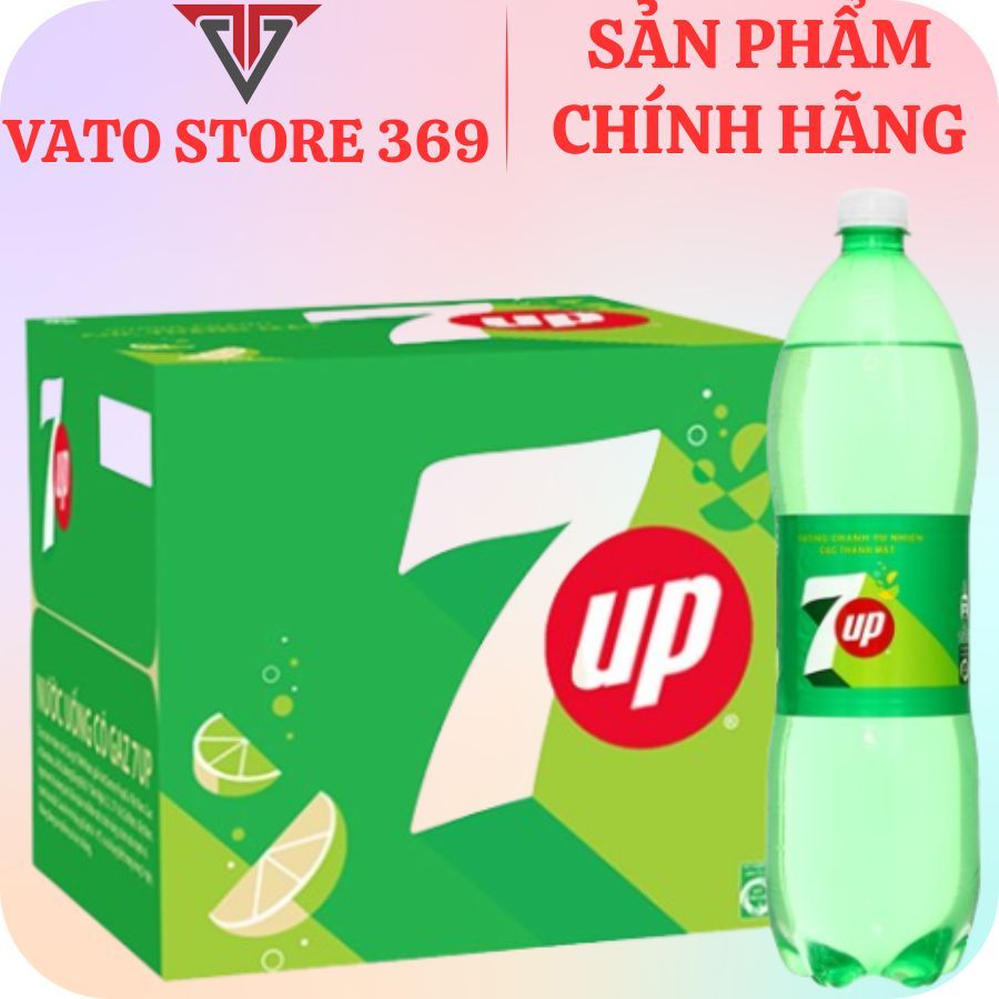 Nước ngọt có ga 7UP chanh có đường chai 1.5L | Shopee Việt Nam