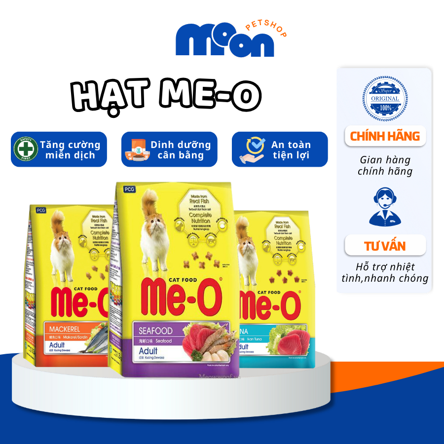 Hạt thức ăn Me-o 1.2kg cho mèo con, mèo lớn nhiều vị - hạt thức ăn dinh dưỡng giá rẻ cho mèo ...