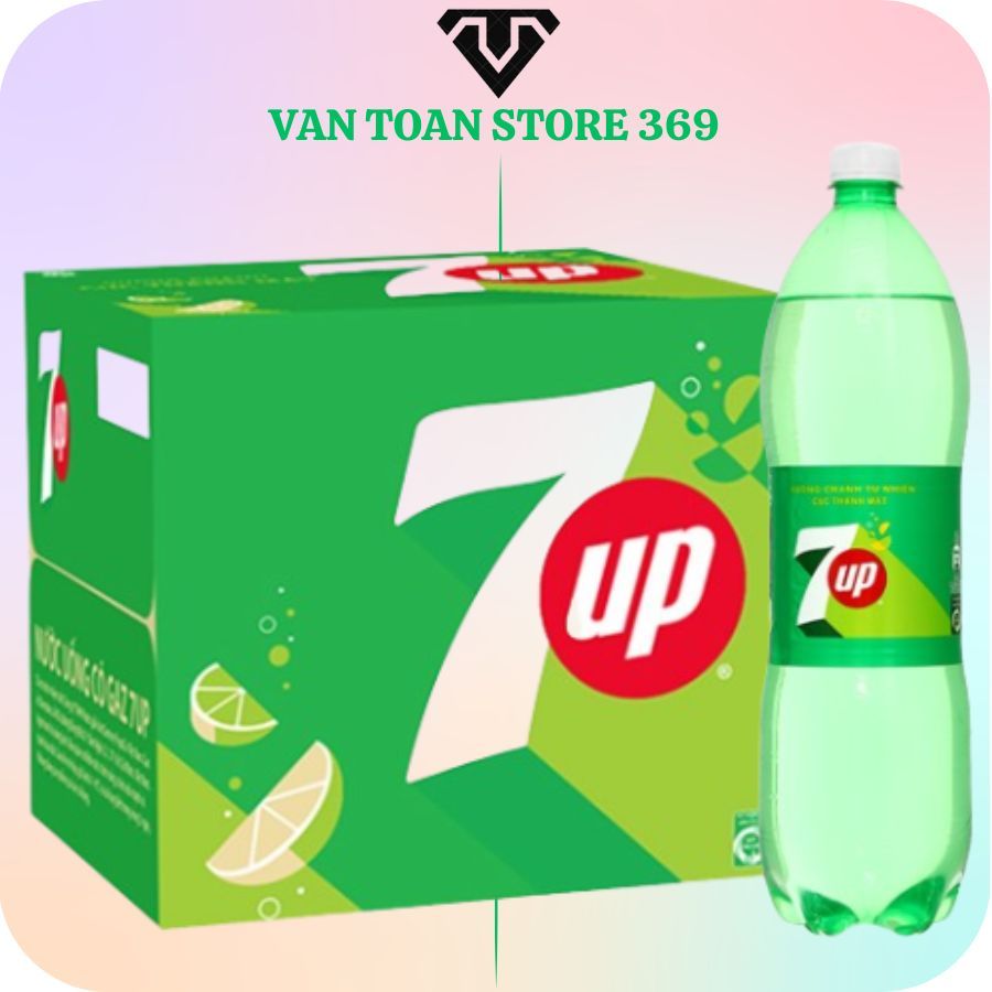 Nước ngọt có ga 7UP chanh có đường chai 1.5L | Shopee Việt Nam