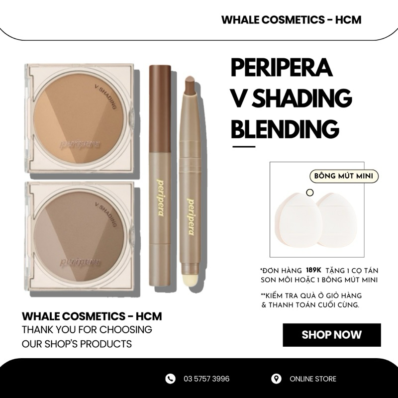 (Peripera) Phấn Tạo Khối Hiệu Ứng Tự Nhiên PERIPERA INK V SHADING ...