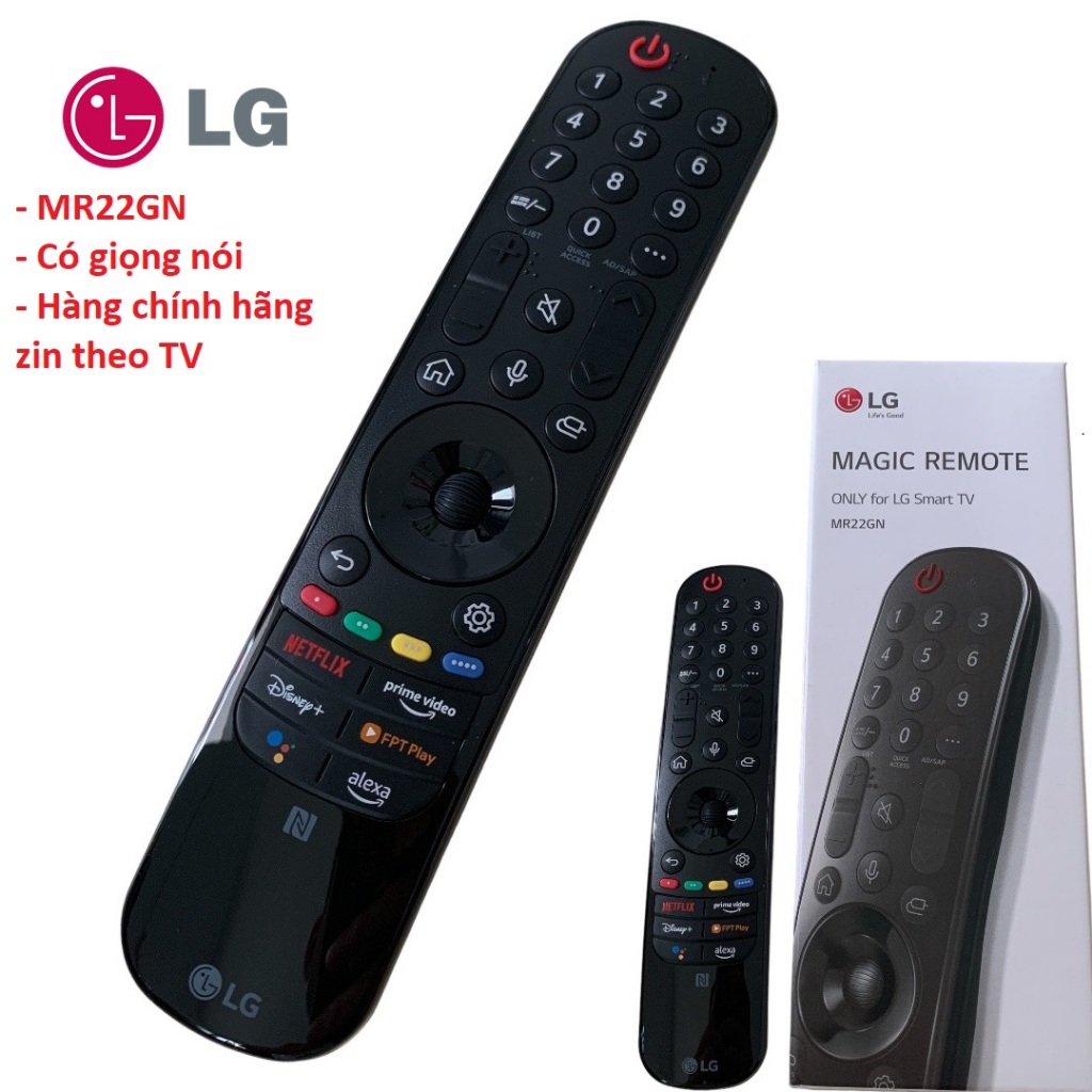 Điều khiển tivi LG giọng nói và chuột bay MR22GN đời 2022, remote lg tv ...
