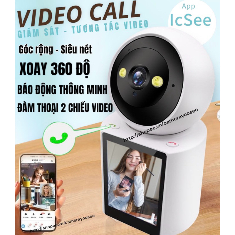 Camera Wifi giám sát - nghe gọi video ICsee C30 | Shopee Việt Nam