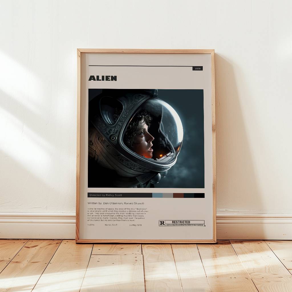 POSTER ⭐️ Alien Movie Poster, Ridley Scott Classic - Tranh Treo Tường ...