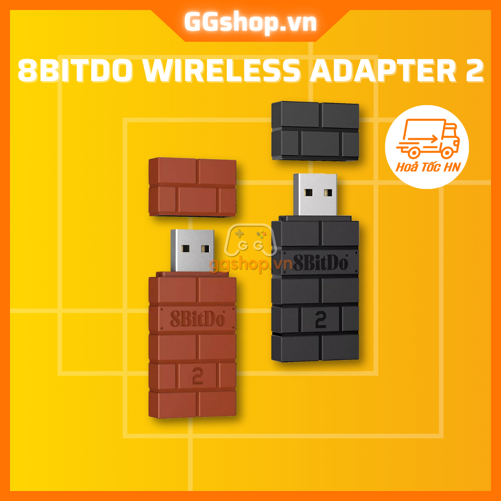 USB Receiver 8BitDo Wireless Adapter 2 kết nối Tay cầm Đa nền tảng ...
