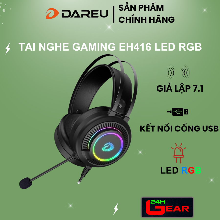 Tai nghe DAREU EH416 RGB LED ( Kết nối 1 cổng USB) | Shopee Việt Nam