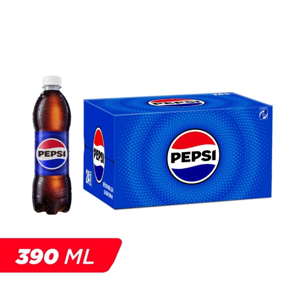 Thùng 24 Chai Nước Ngọt Có Gaz Pepsi (390ml/chai) | Shopee Việt Nam